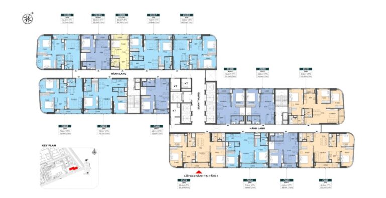 Mặt Bằng Layout The Beverly - Vinhomes Grand Park