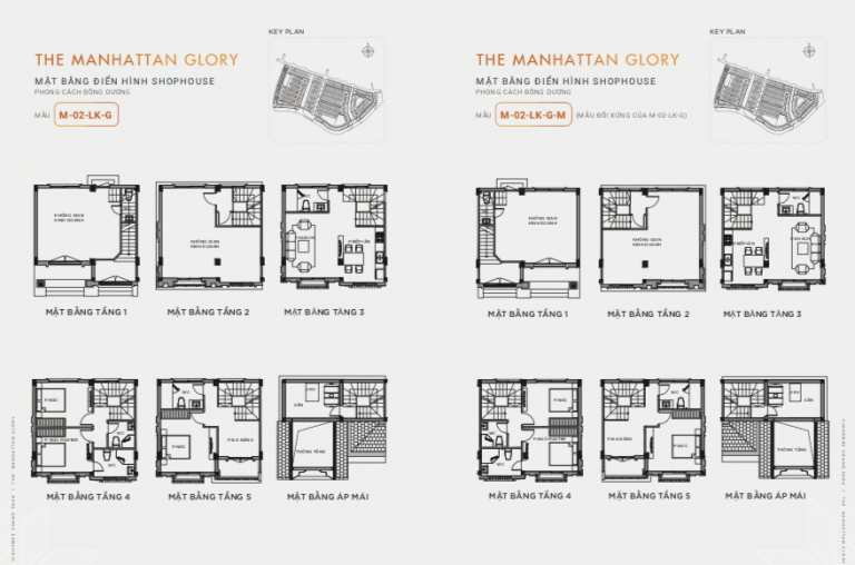 Mặt bằng Layout The Manhattan Glory