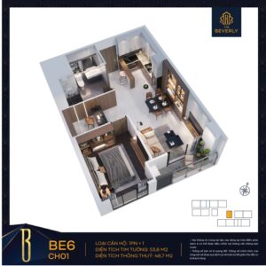 Mặt Bằng Layout The Beverly - Vinhomes Grand Park