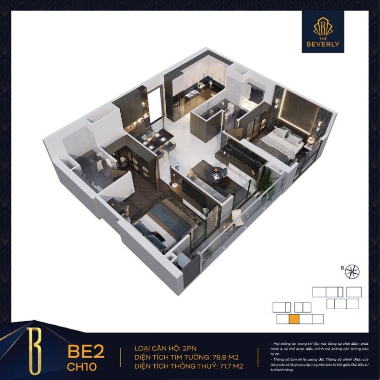 Mặt Bằng Layout The Beverly - Vinhomes Grand Park